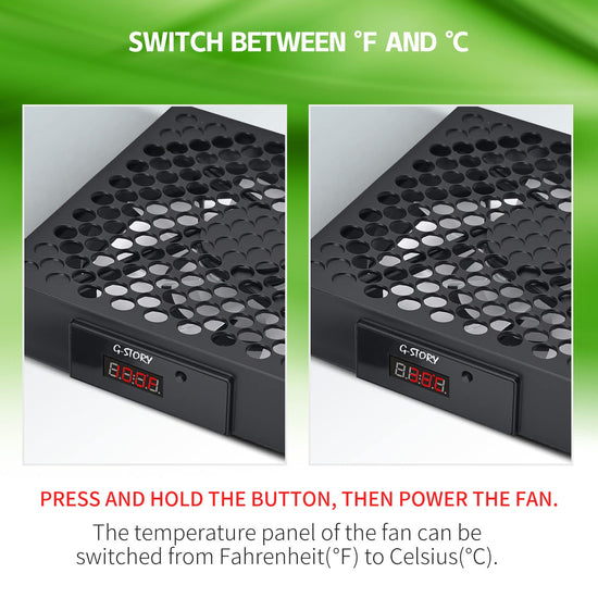 G-STORY Cooling Fan for Xbox Series X with Automatic Fan Speed Adjusta ...